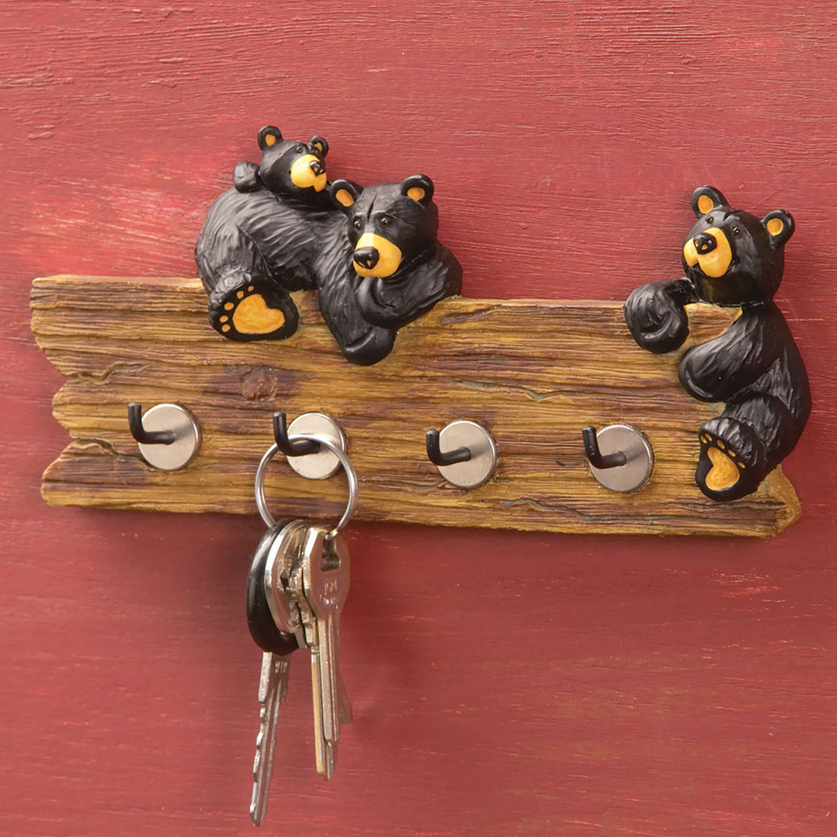 Black Bear Key Holder | Black Forest Decor
