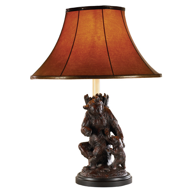 Black Forest Standing Bear Lamp|Black Forest DÃ©cor | Black Forest Decor