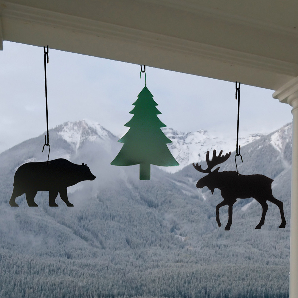 Moose Hanging Silhouette | Black Forest Decor