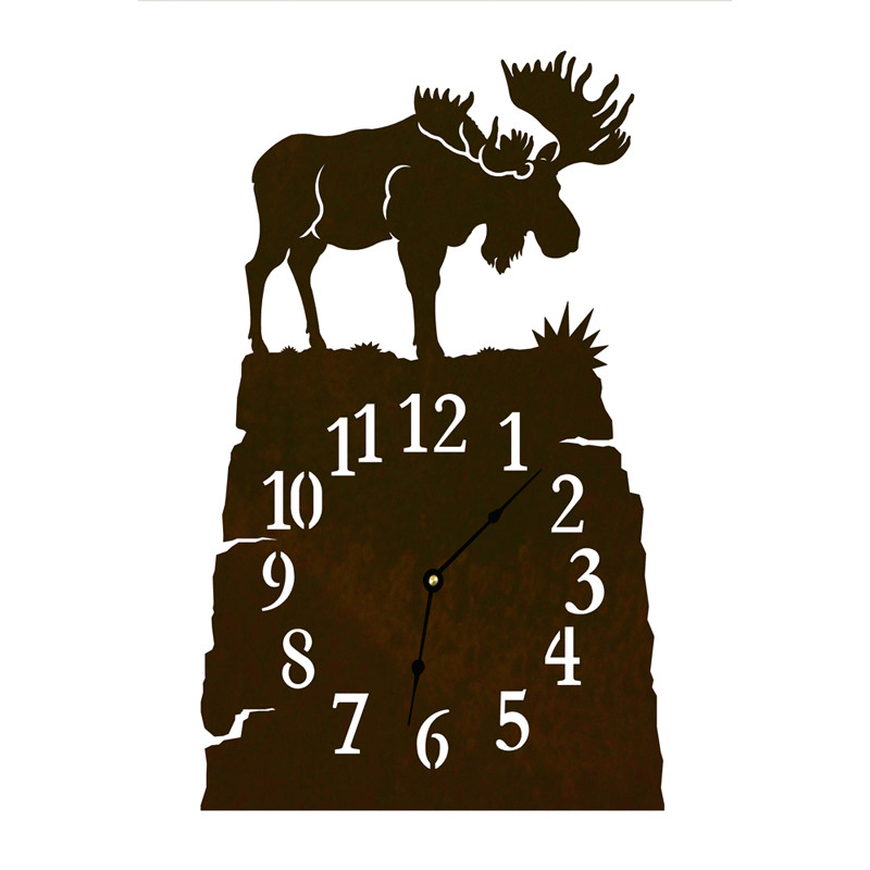 Moose Table Clock | Black Forest Decor
