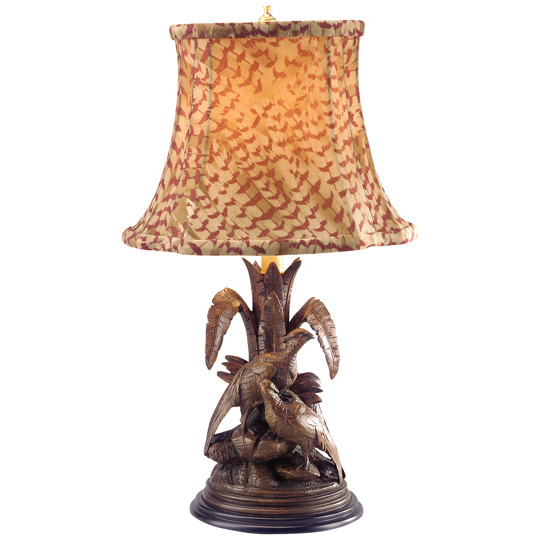 Small Pheasant Lamp | Black Forest Decor
