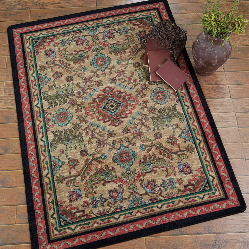 Tribal Echoes Saddle Rug - 8 x 11 | Black Forest Decor