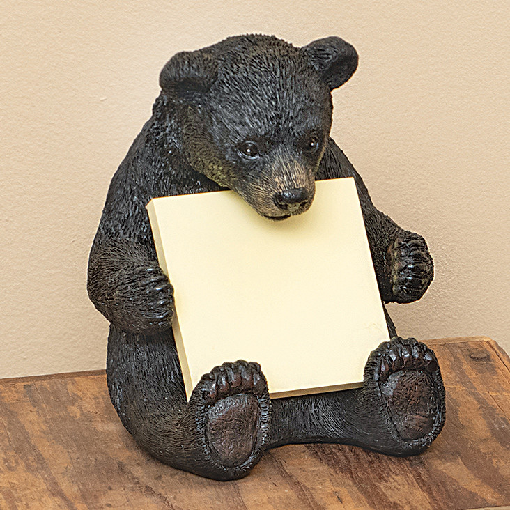 Bear Sticky Note Holder | Black Forest Decor
