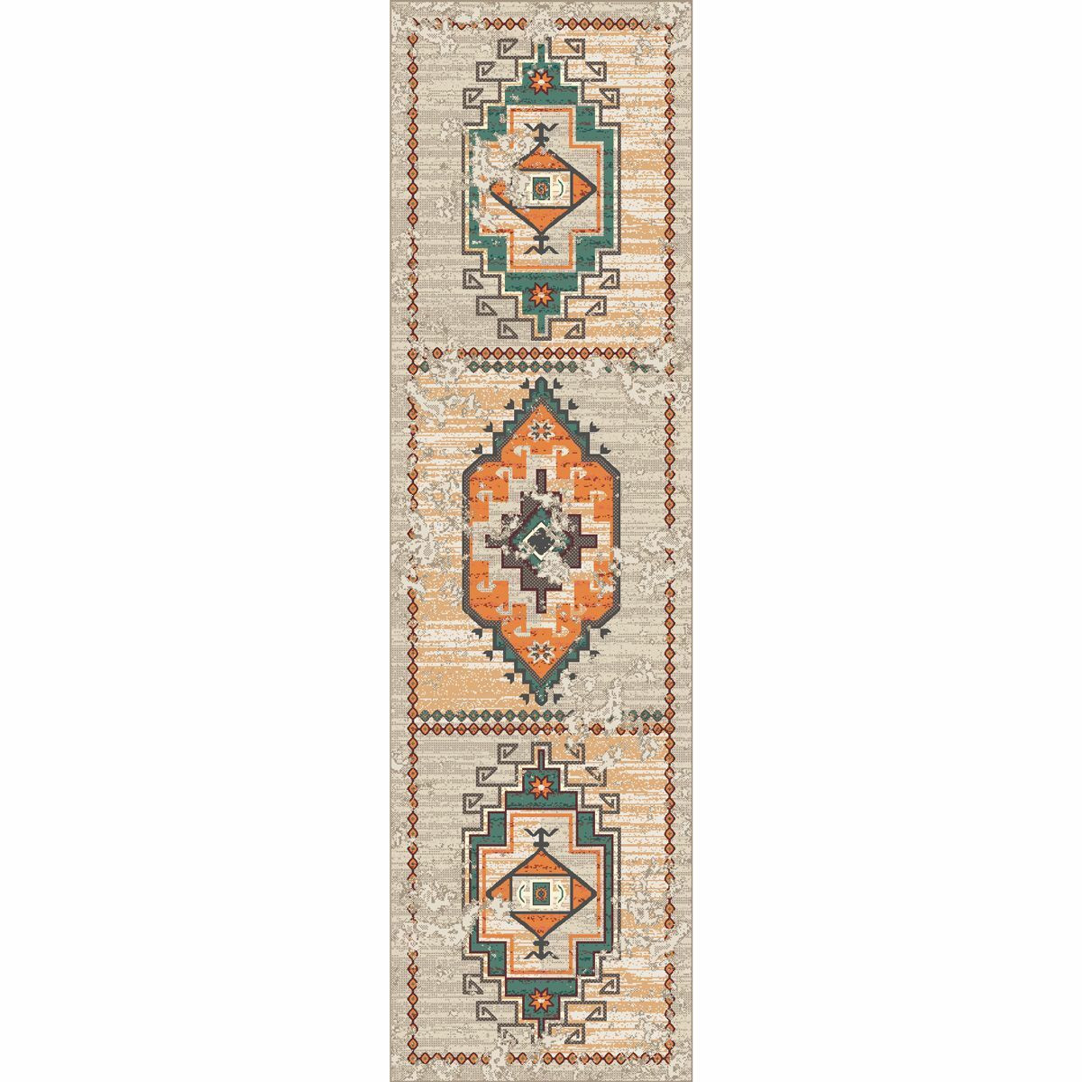 Adobe Rio Clay Rug - 2 x 8 | Black Forest Decor