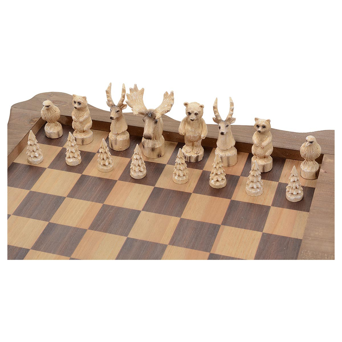 Forest Friends Chess Set | Black Forest Decor