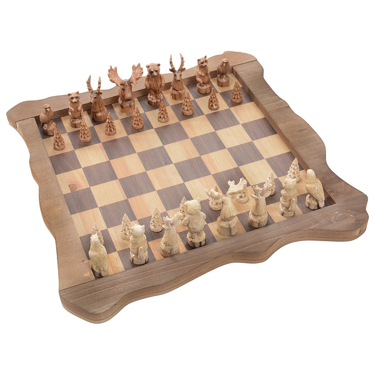 Forest Friends Chess Set | Black Forest Decor