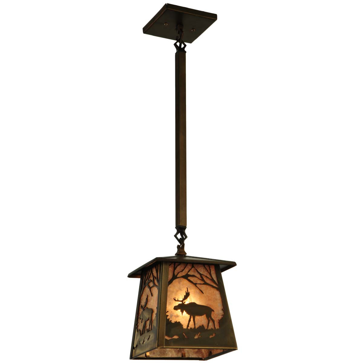 Sunrise Moose Pendant Light | Black Forest Decor
