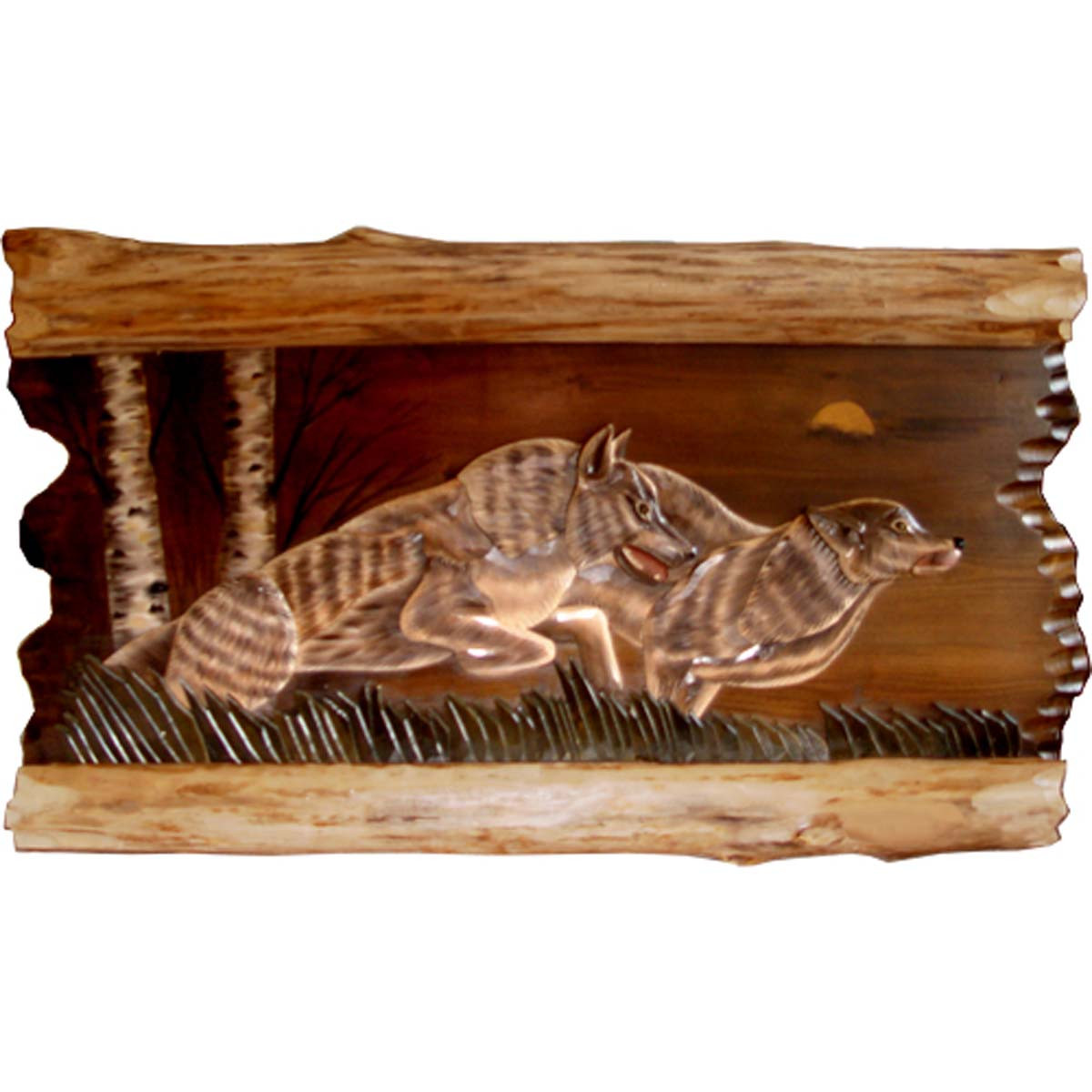 Wolf Run Wall Art | Black Forest Decor