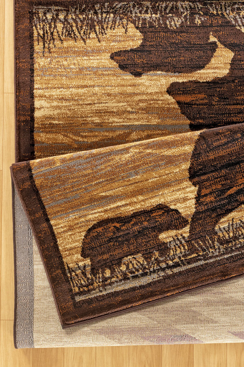 Rocky Mountain Bears Rug - 3 x 7 | Black Forest Decor