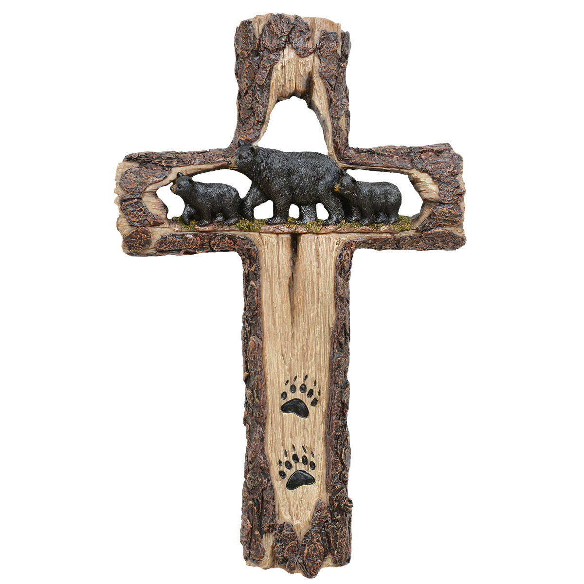 Bear Family Wall Cross | Black Forest Decor