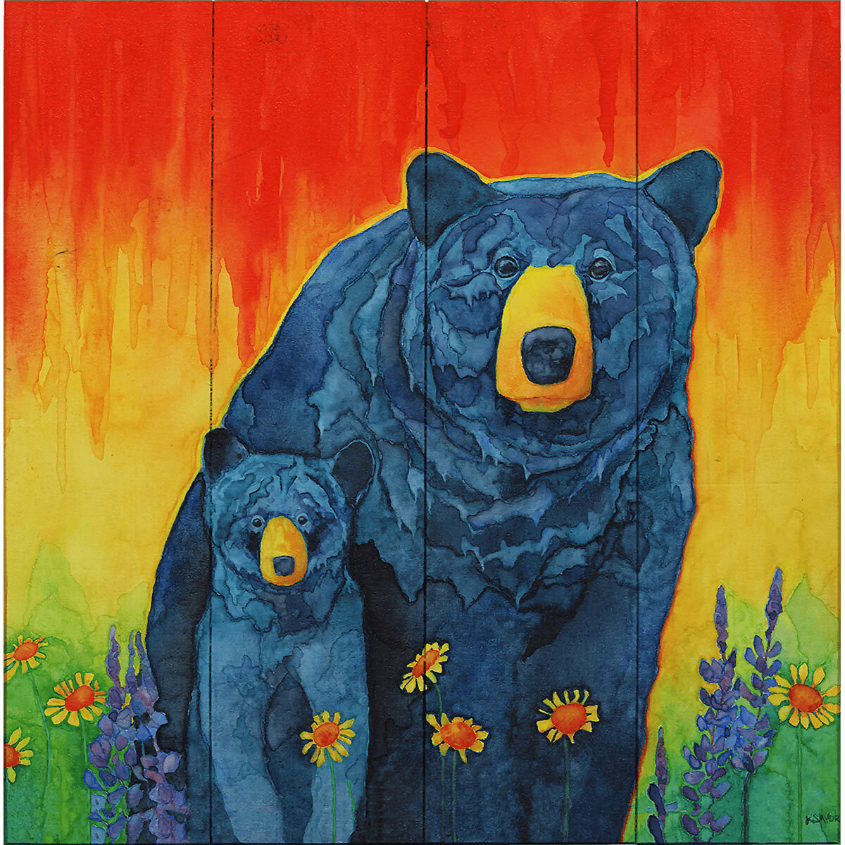 Spring Wood Wall Art | Black Forest Decor