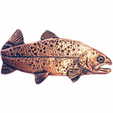 Trout Cabinet Pulls - Set of 2 - Left Facing | Black Forest Decor