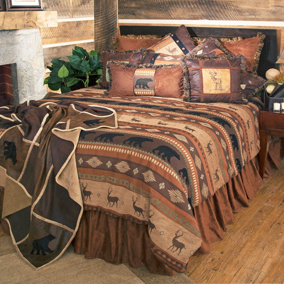Rustic Bedding: Autumn Trails Bedding Collection