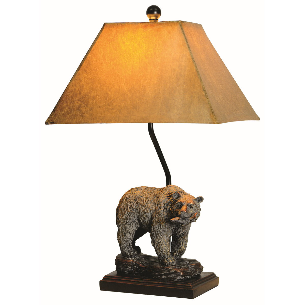 Playful Bear Table Lamp | Black Forest Decor