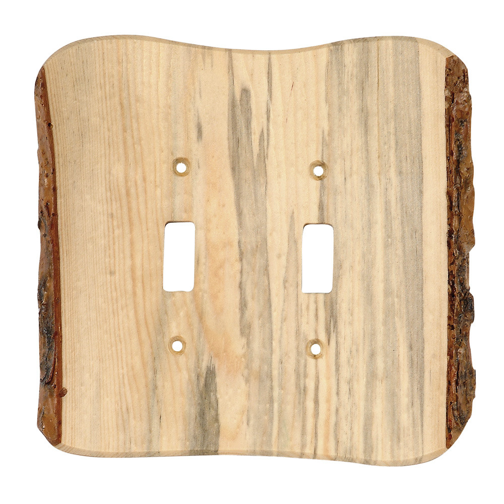 Rustic Outlet Covers: Rustic Edge Blued Pine Outlet Cover | Black ...