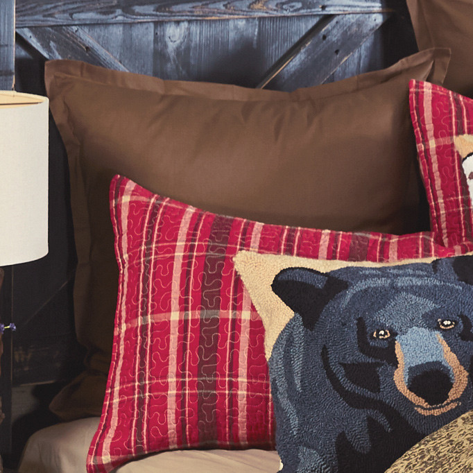 Rustic Bedding: Wildlife Lakeside Trails Quilt Bedding Collection