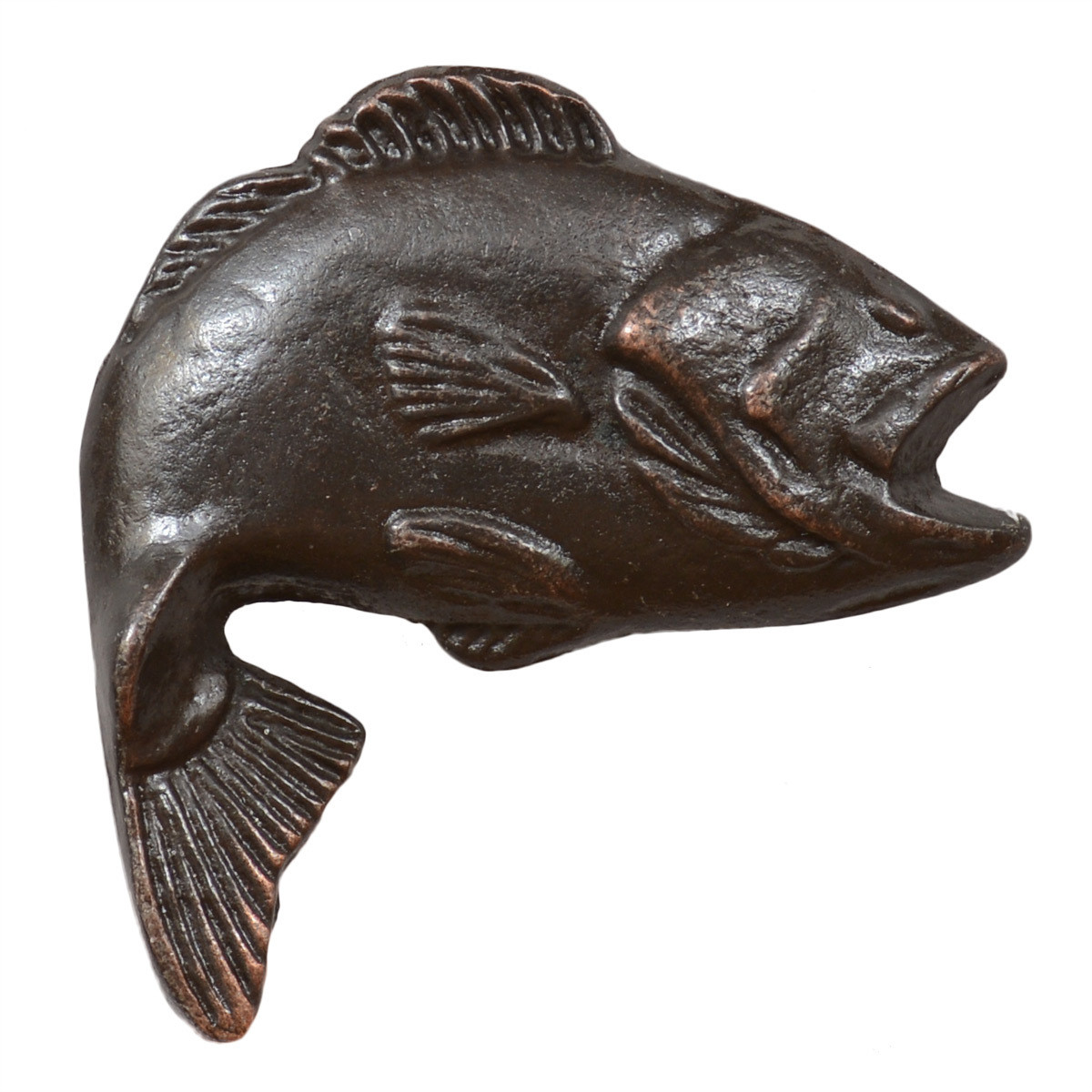 Bass Fish Cabinet Knobs - Set of 2 | Black Forest Decor