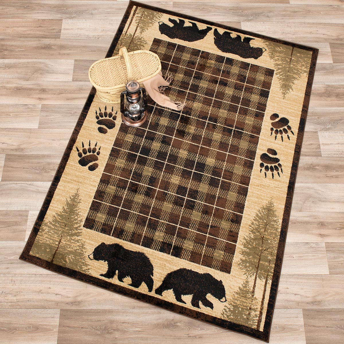 Rustic Wildlife Rugs, Including Bear Themed Rugs | Black Forest Décor