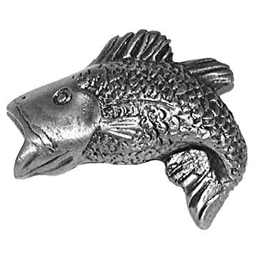 Bass Fish Cabinet Knobs - Set of 2 | Black Forest Decor