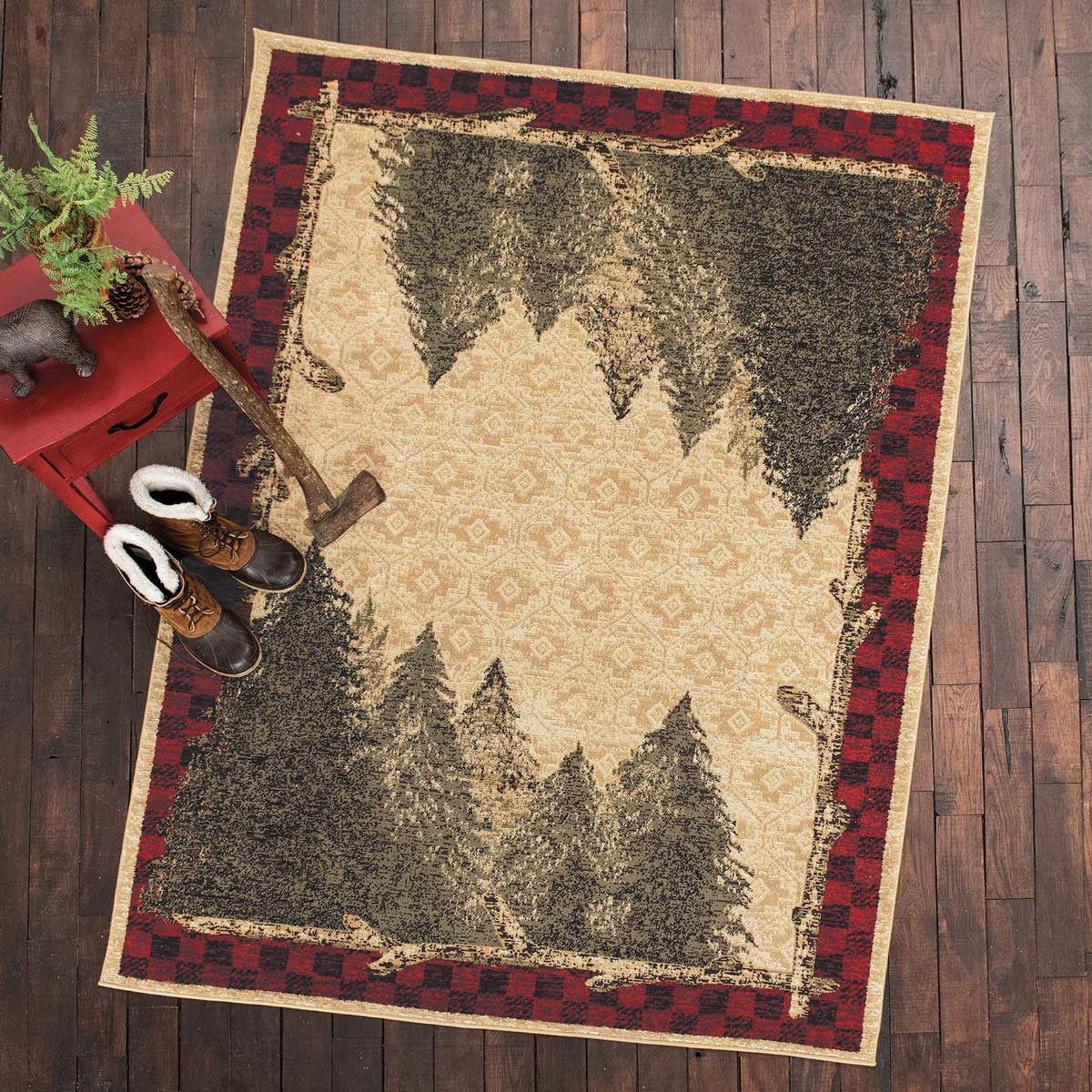 Rustic Wildlife Rugs, Including Bear Themed Rugs | Black Forest Décor