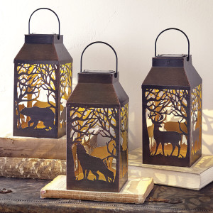 Forest Solar Lanterns | Black Forest Decor
