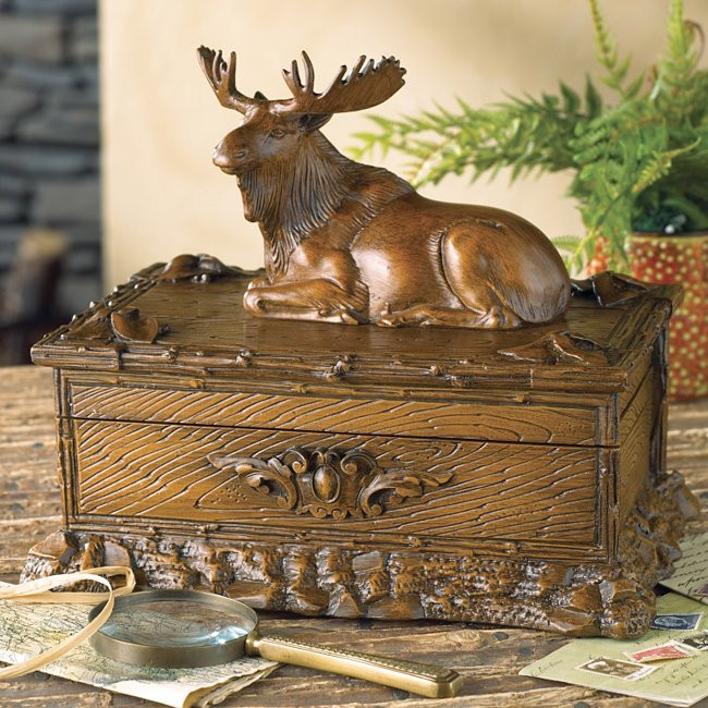 Black Forest Moose Box | Black Forest Decor