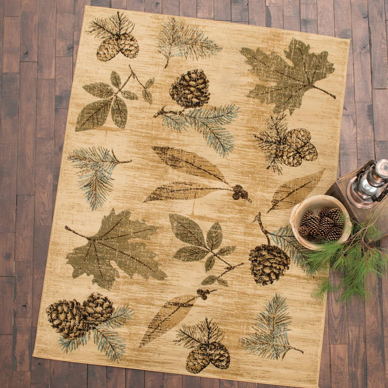 Pinewood Escape Rug - 2 x 3 | Black Forest Decor