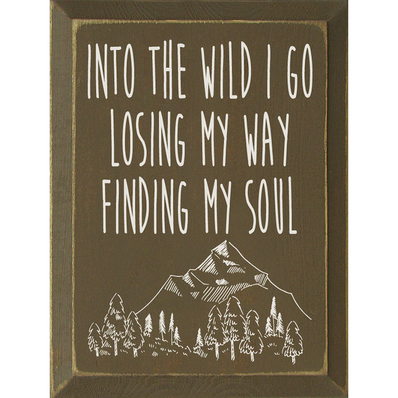 Wooden Wall Art | Losing My Way Wood Sign | Black Forest Decor