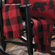 Red Buffalo Check Throw | Black Forest Decor