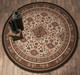 Wildlife Rugs: 8 Ft. Round American Lodge Rug | Black Forest Decor
