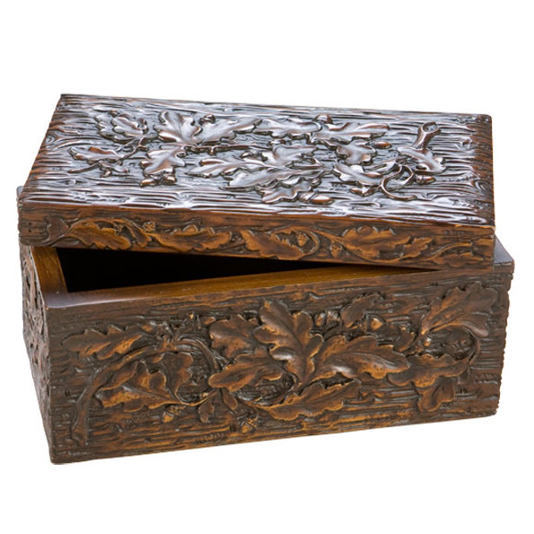 Oak Leaf Keepsake Box | Black Forest Decor