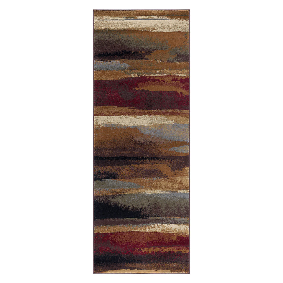Rustic Landscape Rug - 8 x 10 | Black Forest Decor