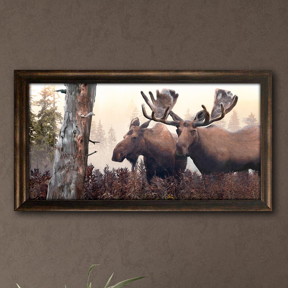 Personalized Moose Print | Black Forest Decor