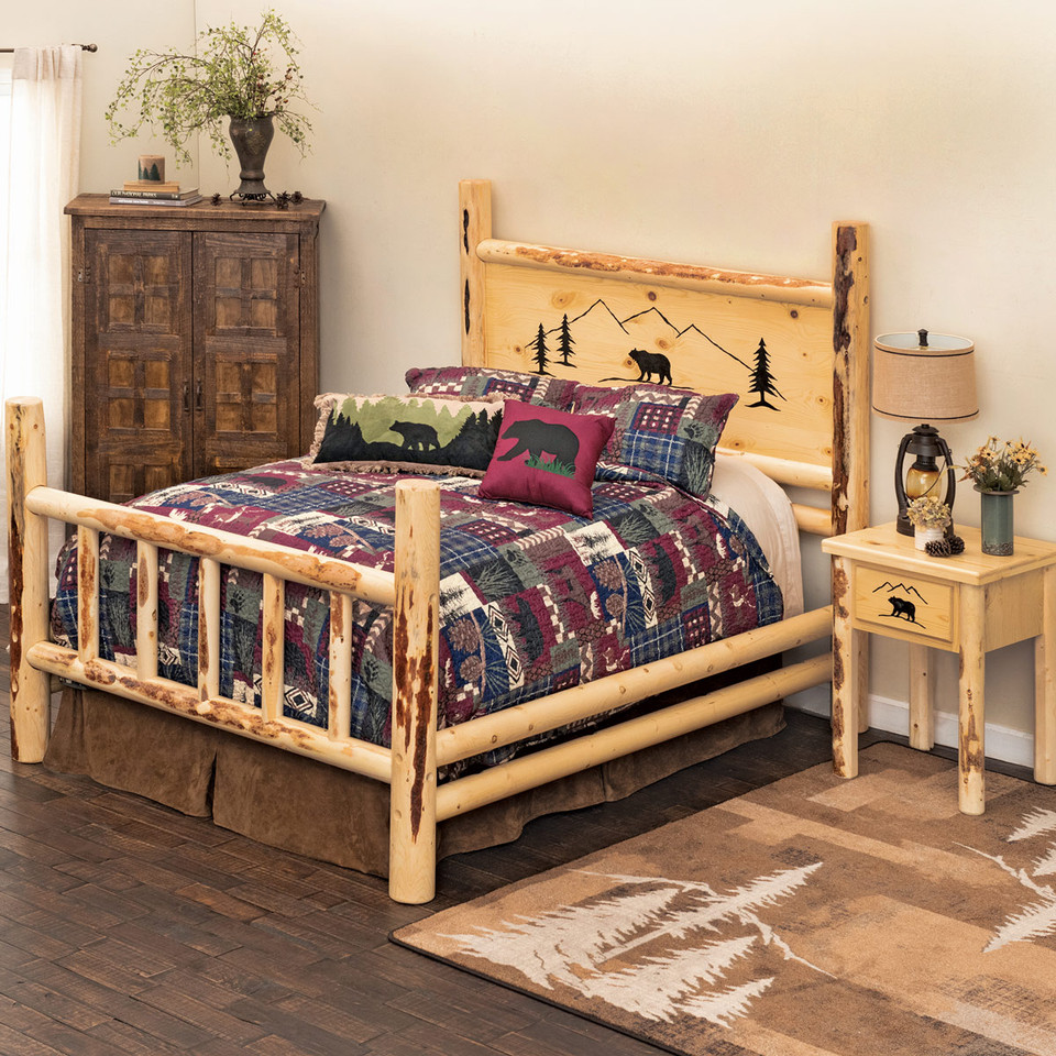 Rustic Bedroom Furniture | Log Furniture & Bedroom Sets | Black Forest ...