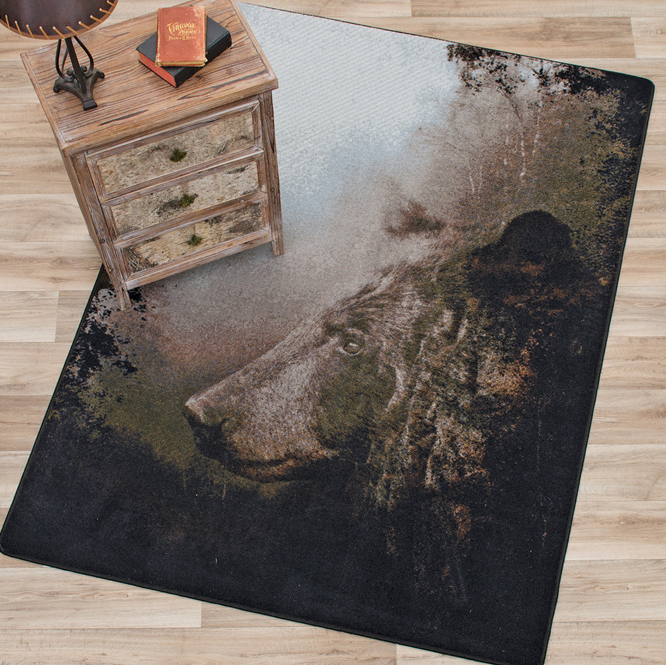Rustic Wildlife Rugs, Including Bear Themed Rugs | Black Forest Décor