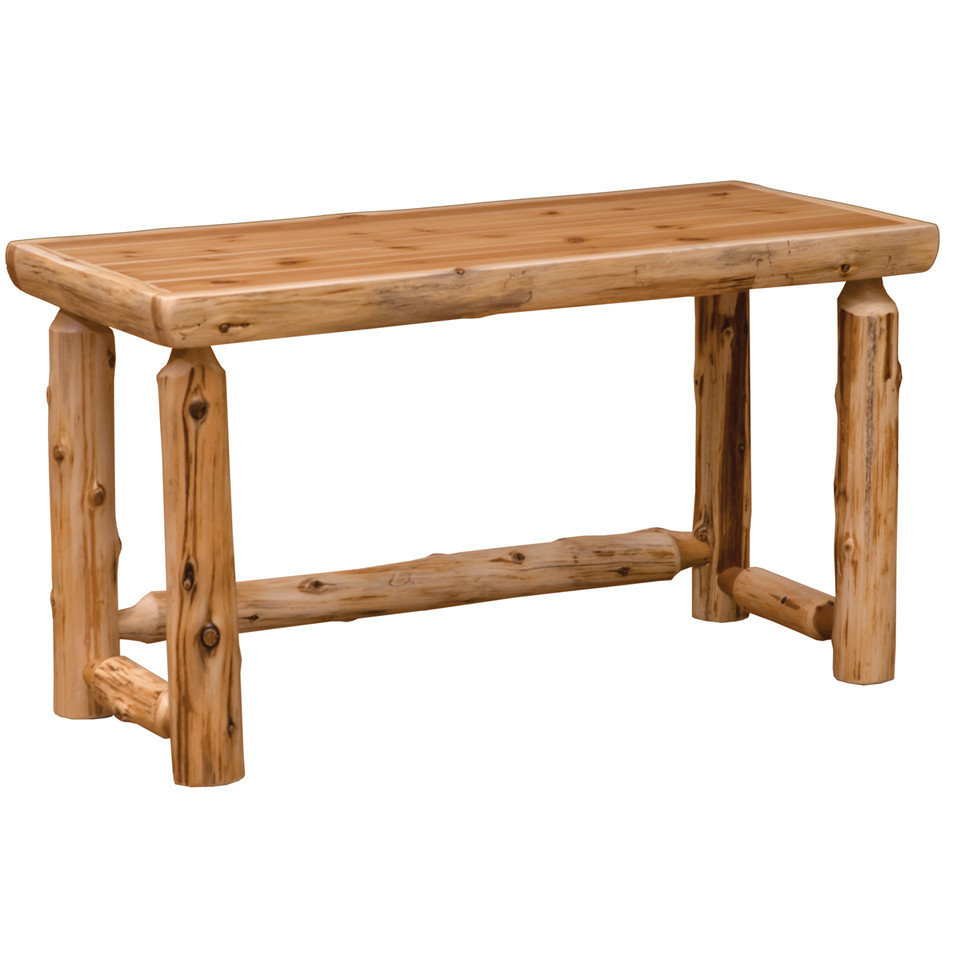 Cedar Log Standard Finish Writing Desk | Black Forest Decor