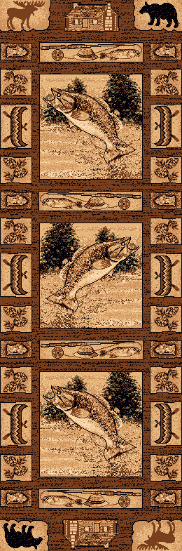 Fly Fishing Time Rug - 4 x 5 - OUT OF STOCK UNTIL 05/01/2024 | Black ...