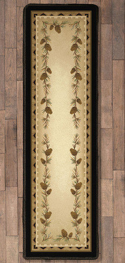 Pine Canyon Trails Rug - 2 x 8 | Black Forest Decor