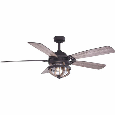 Rustic Oak Ceiling Fan | Black Forest Decor