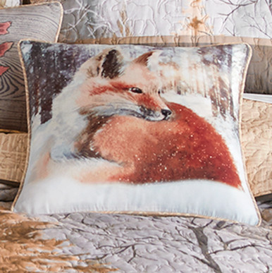 Red Fox Pillow | Black Forest Decor