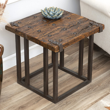 Whiskey Ridge End Table | Black Forest Decor