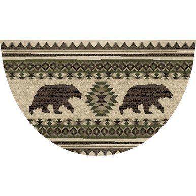 Woodland Roam Wedge Rug | Black Forest Decor