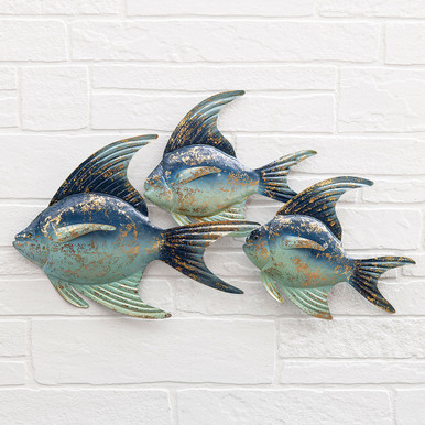 Swimming Jewels Metal Wall Art - CLEARANCE | Black Forest Decor