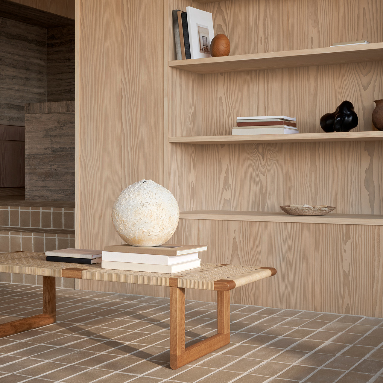 Lekker Home's Kona Bench from ferm LIVING