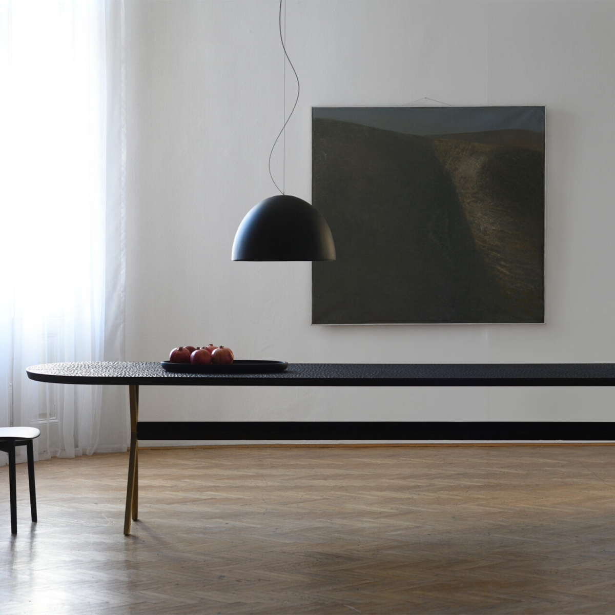 Touch Table with Wooden Legs | Hand-Carved Artistry by Zanat