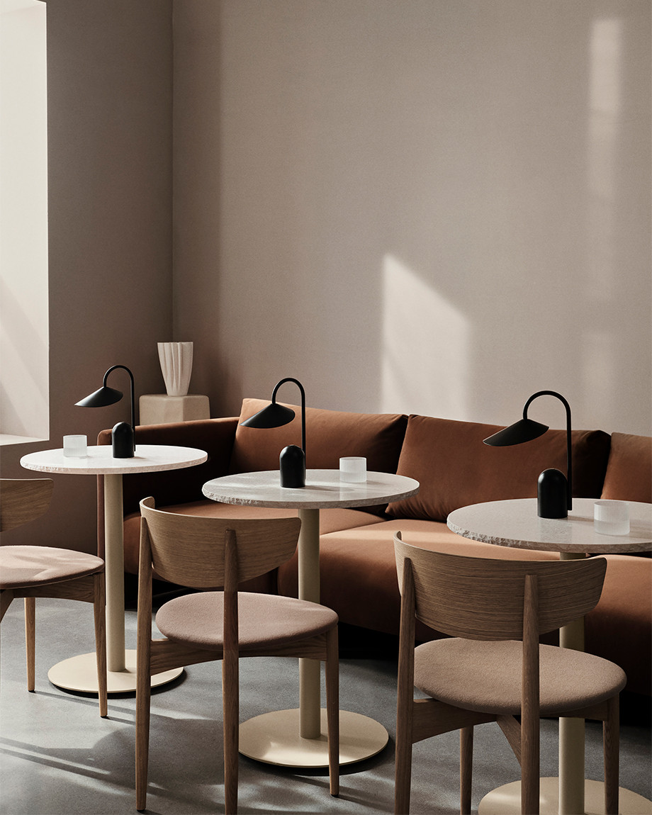 Elegant Bianco Curia Marble Mineral Café Table by ferm LIVING | Perfect ...