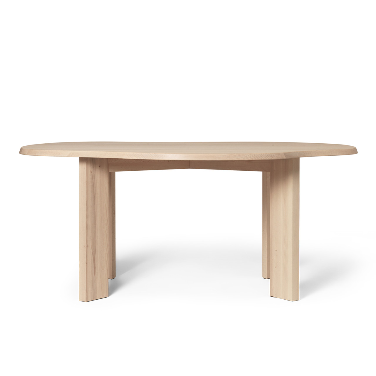 Tarn Small Dining Table by ferm LIVING | Sustainable Beech Wood Design ...