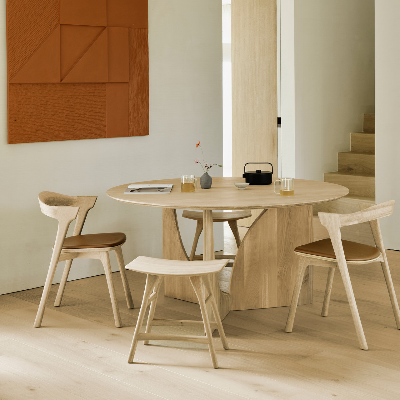 Geometric Dining Table by Ethnicraft | Elegant Solid Oak Design for ...
