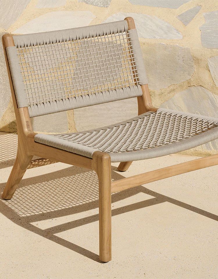 Jack Woven Outdoor Lounge Chair | Luxurious & Durable Design by Ethnicraft