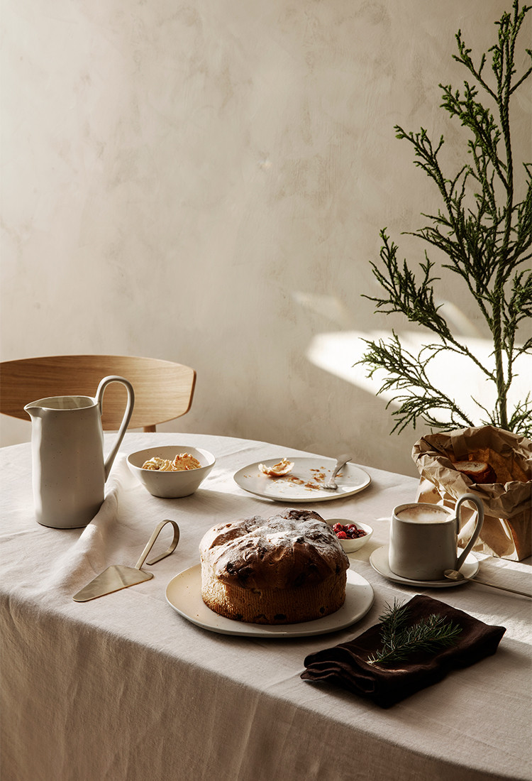 Flow Plate by ferm LIVING | Elegant Stoneware Dinnerware for Upscale Dining